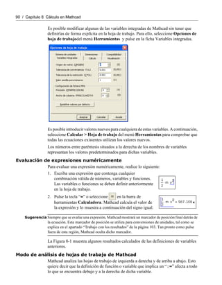 Manual de mathcad 14 en español | PDF