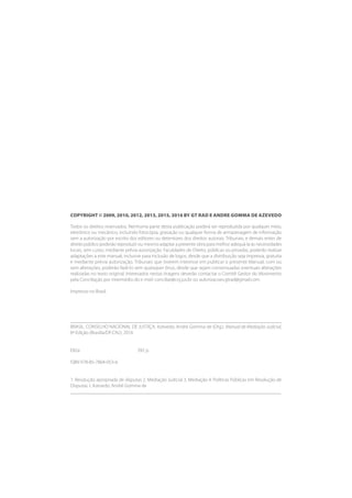 Comprehensive 2016 Manual on Judicial Mediation in Brazil | PDF