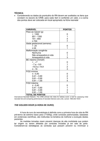manual de neonatologia enfermagem neonatologia | PDF