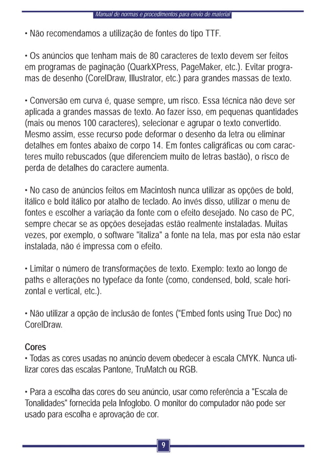 Manual de Normas e Procedimentos | PDF