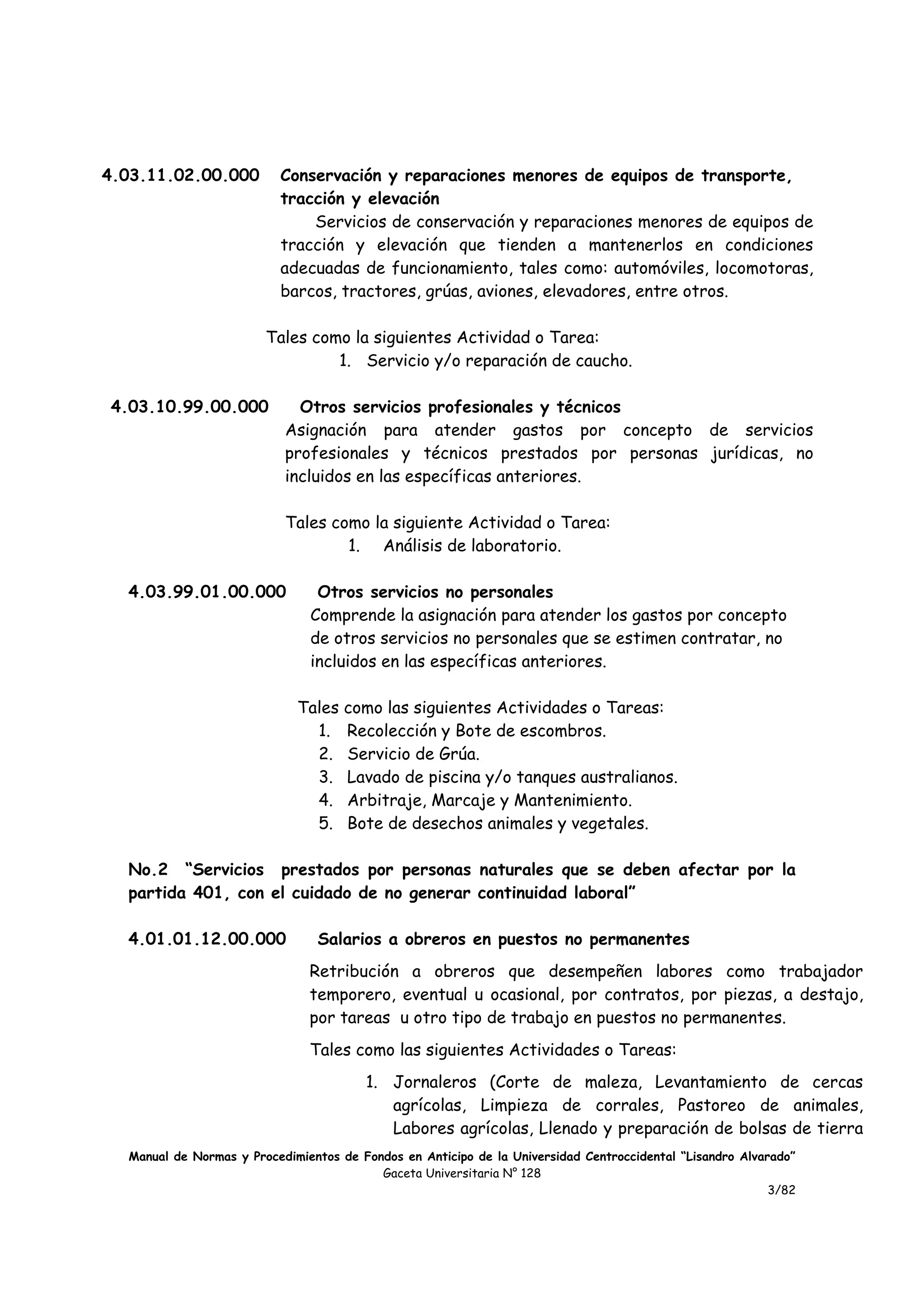 Manual de normas y procedimientos de fondos en anticipo | PDF
