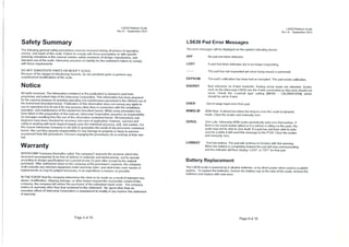 Manual de operación LS630 | PDF