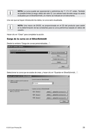 Manual de operacion esclerometro | PDF