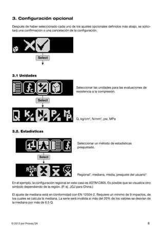 Manual de operacion esclerometro | PDF