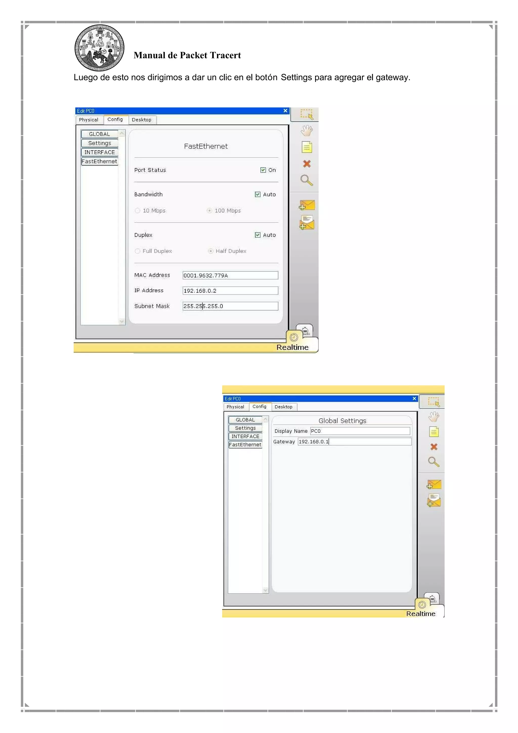 Manual de packet tracer | DOC