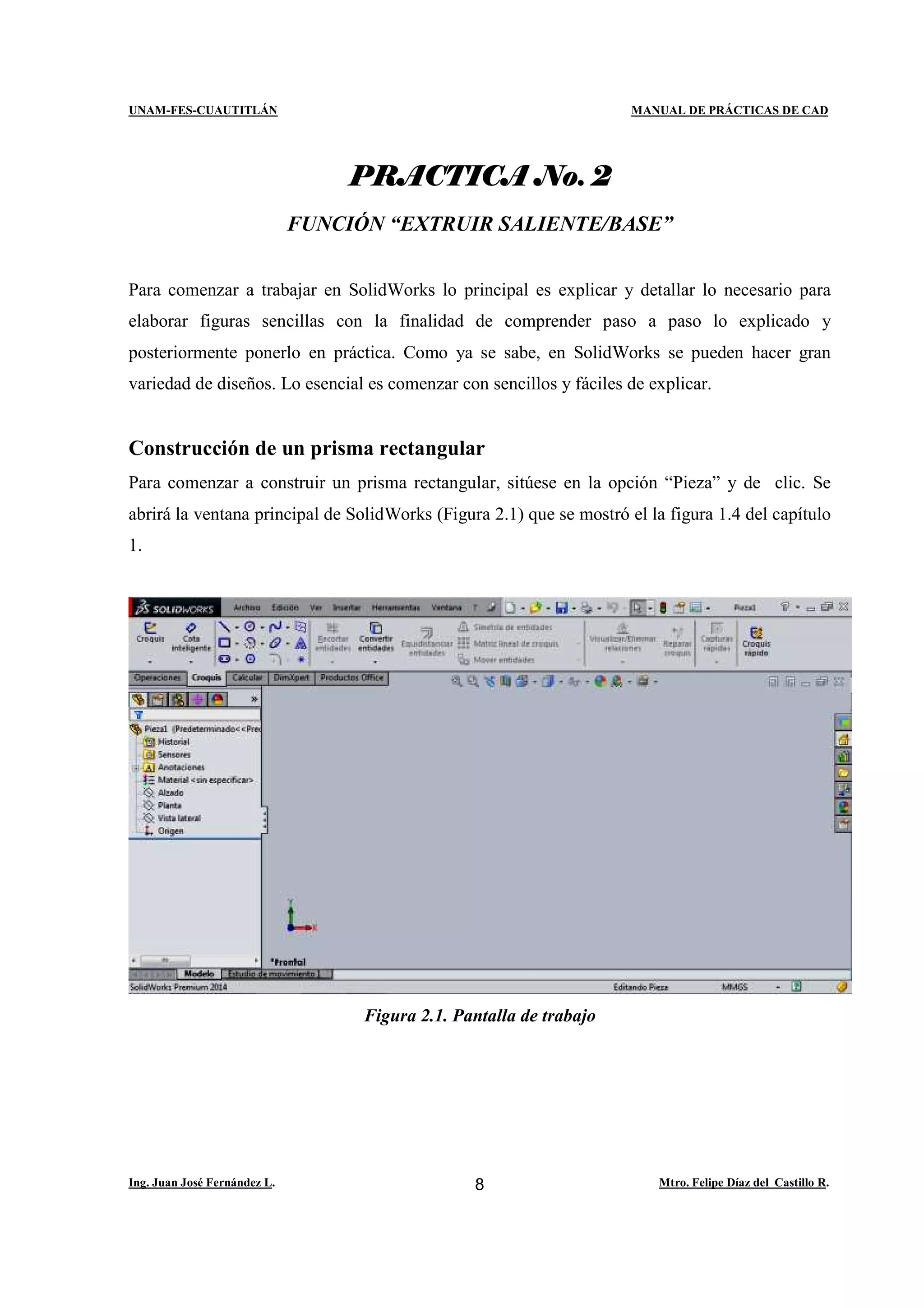 Manual de practicas de solidworks | PDF | 3-D Graphics | Computer ...
