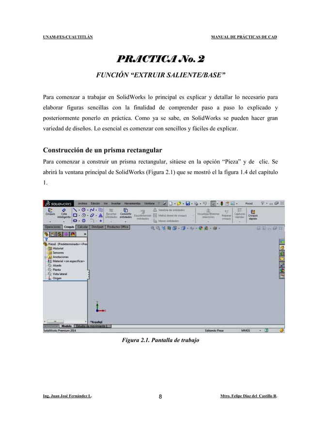 Manual de practicas de solidworks | PDF | 3-D Graphics | Computer ...
