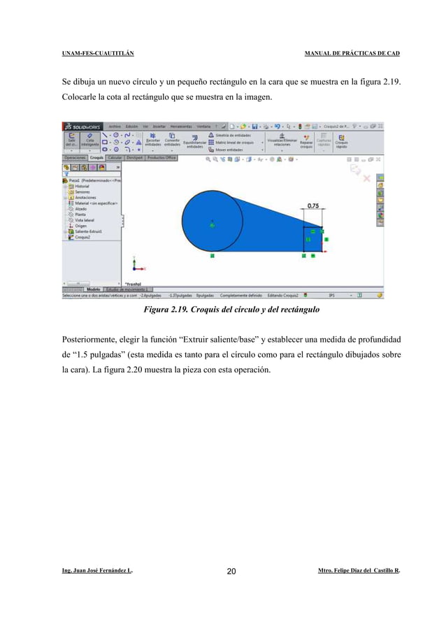 Manual de practicas de solidworks | PDF | 3-D Graphics | Computer ...
