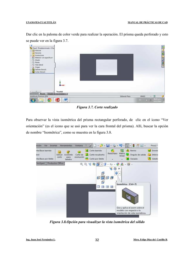 Manual de practicas de solidworks | PDF | 3-D Graphics | Computer ...
