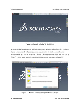 Manual de practicas de solidworks | PDF