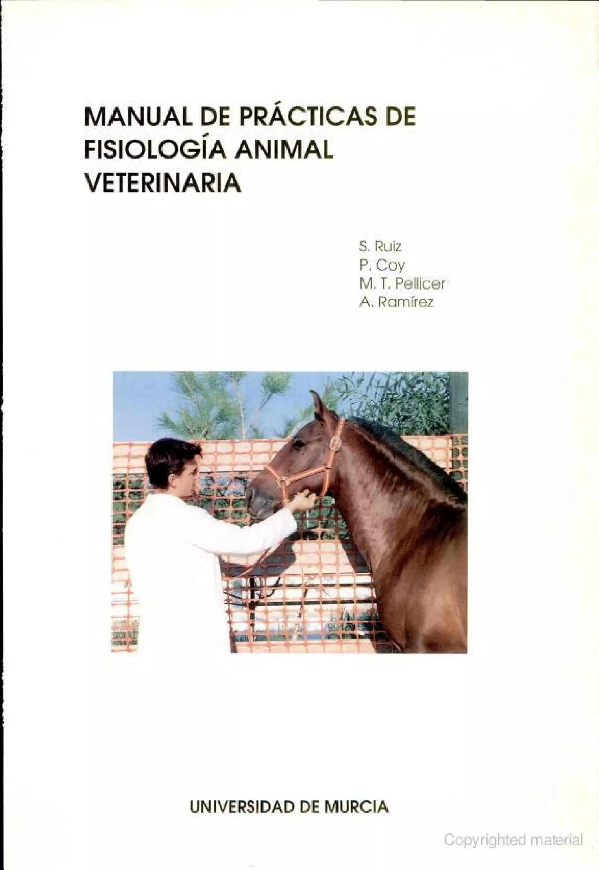 Manual de prã¡cticas de fisiologã­a animal veterinaria 81% | PDF