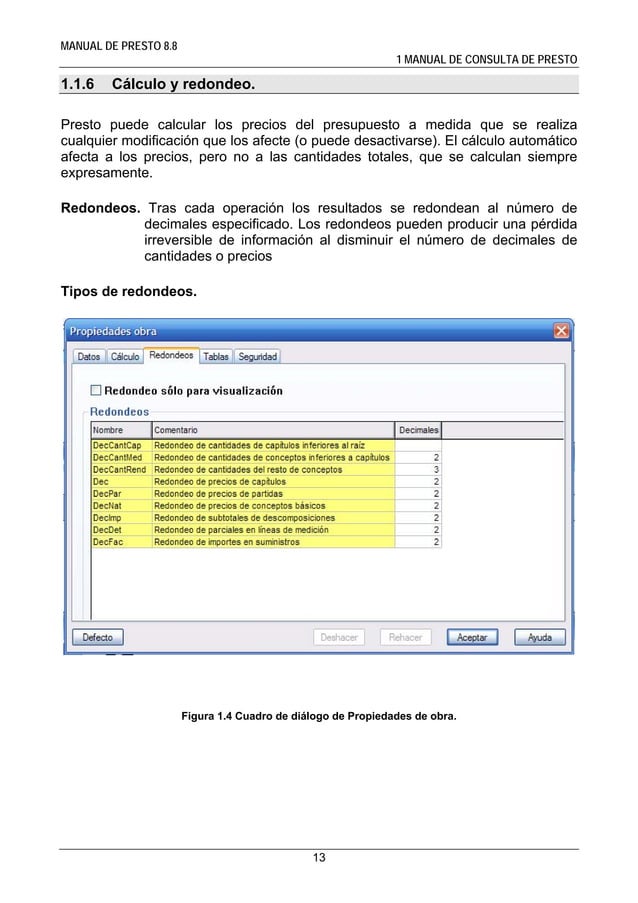 Manual de presto 8.8 | PDF