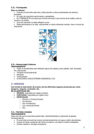 Manual de primeros auxilios | PDF