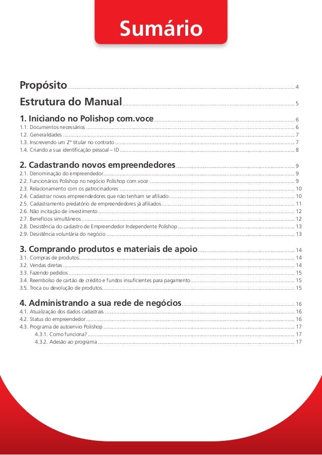 Manual de procedimentos