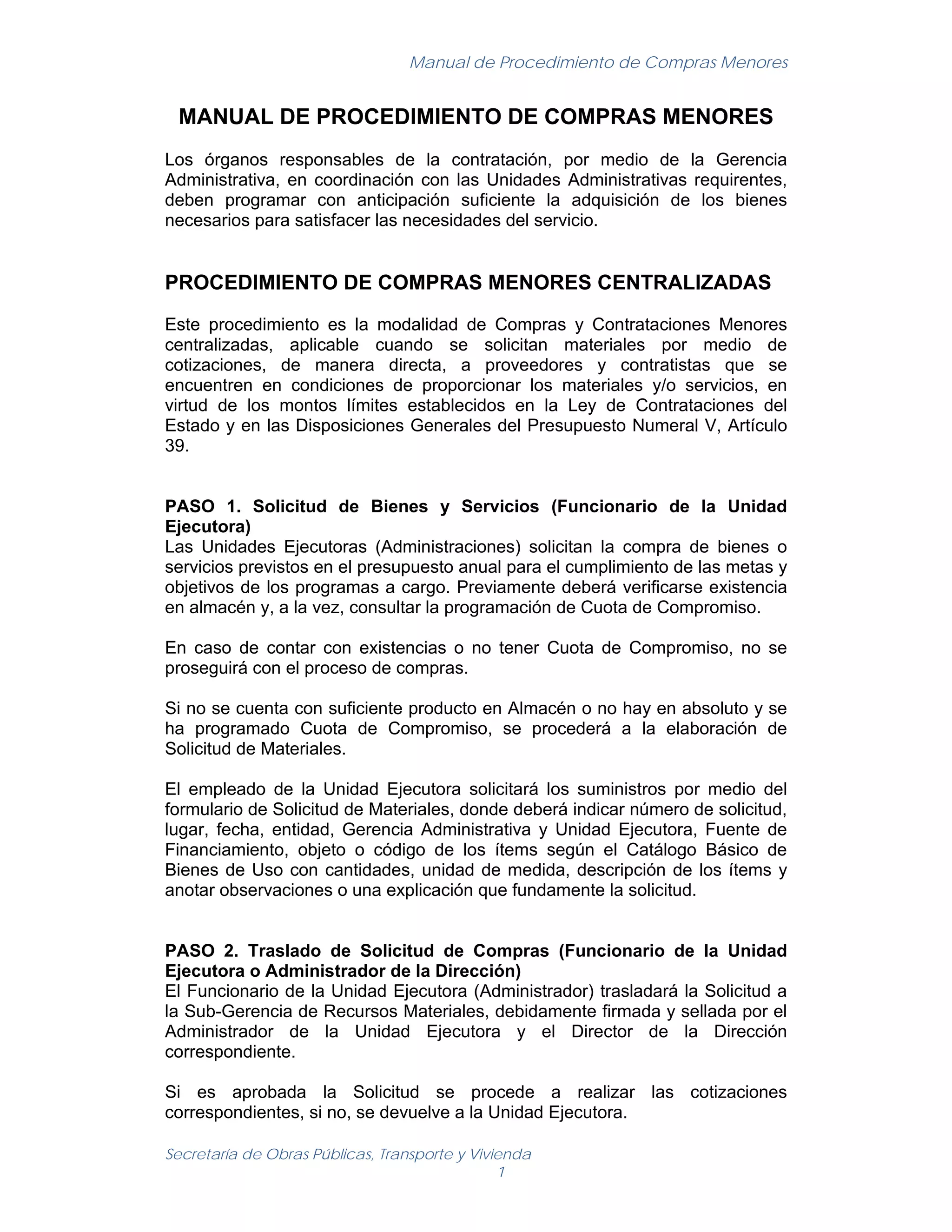Manual De Procedimientos Para Compras | PDF | Business Accounting ...