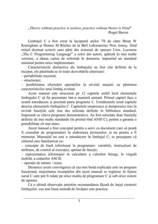 Manual de programare c | PDF