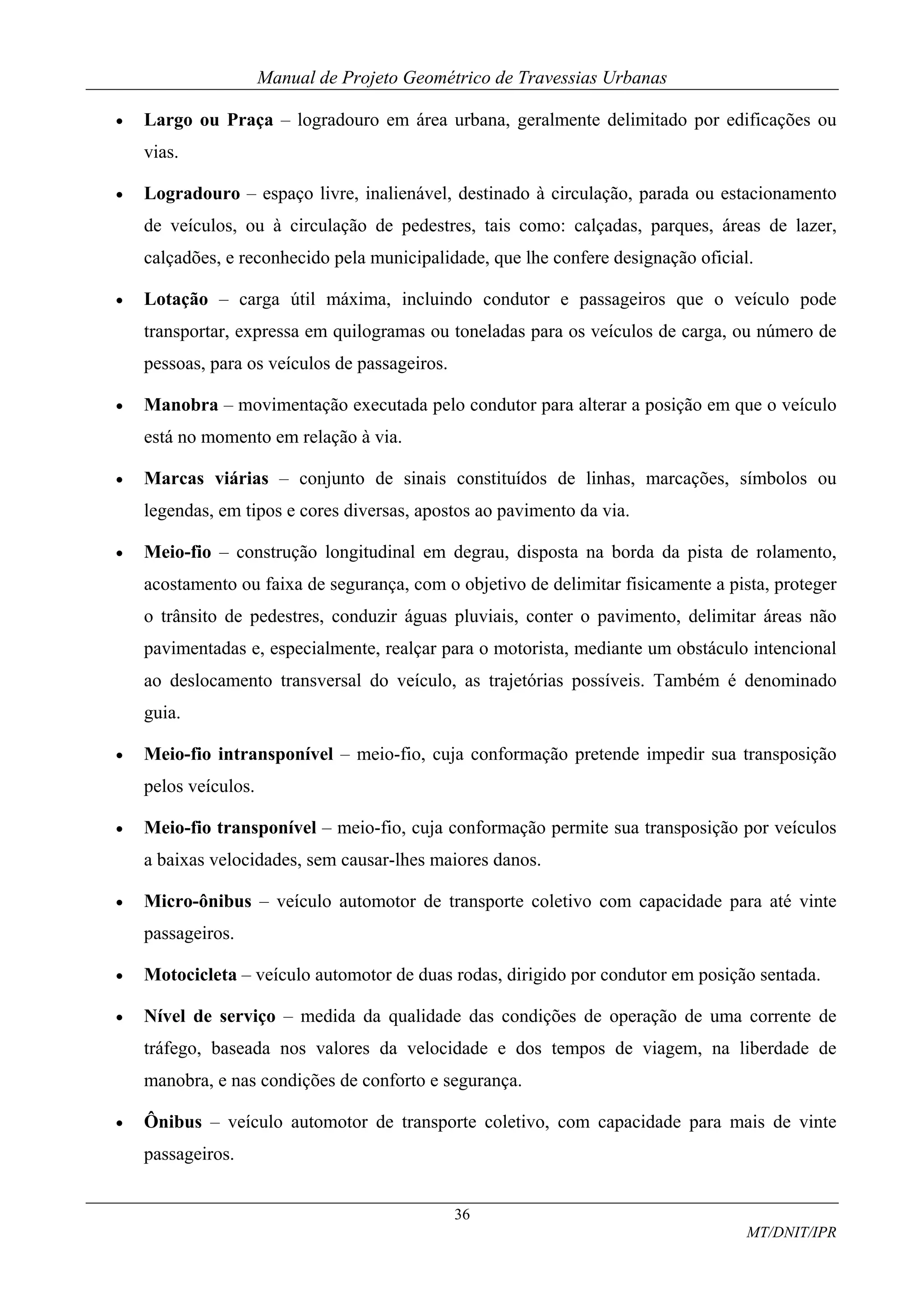 Manual de projeto geometrico DNIT | PDF