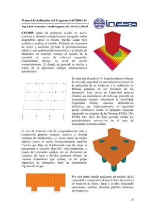 Manual de sap2000 v14 marzo 2010 (parte a) | PDF