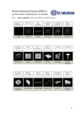Manual de sap2000 v14 marzo 2010 (parte a) | PDF