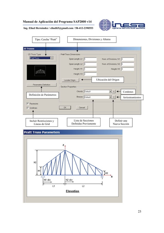 Manual de sap2000 v14 marzo 2010 (parte a) | PDF