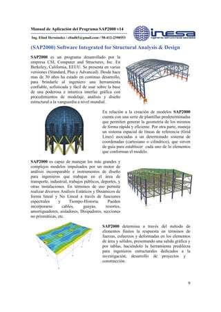 Manual de sap2000 v14 marzo 2010 (parte a) | PDF