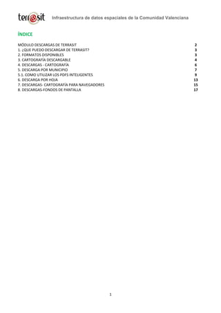 Manual descargas Terrasit | PDF