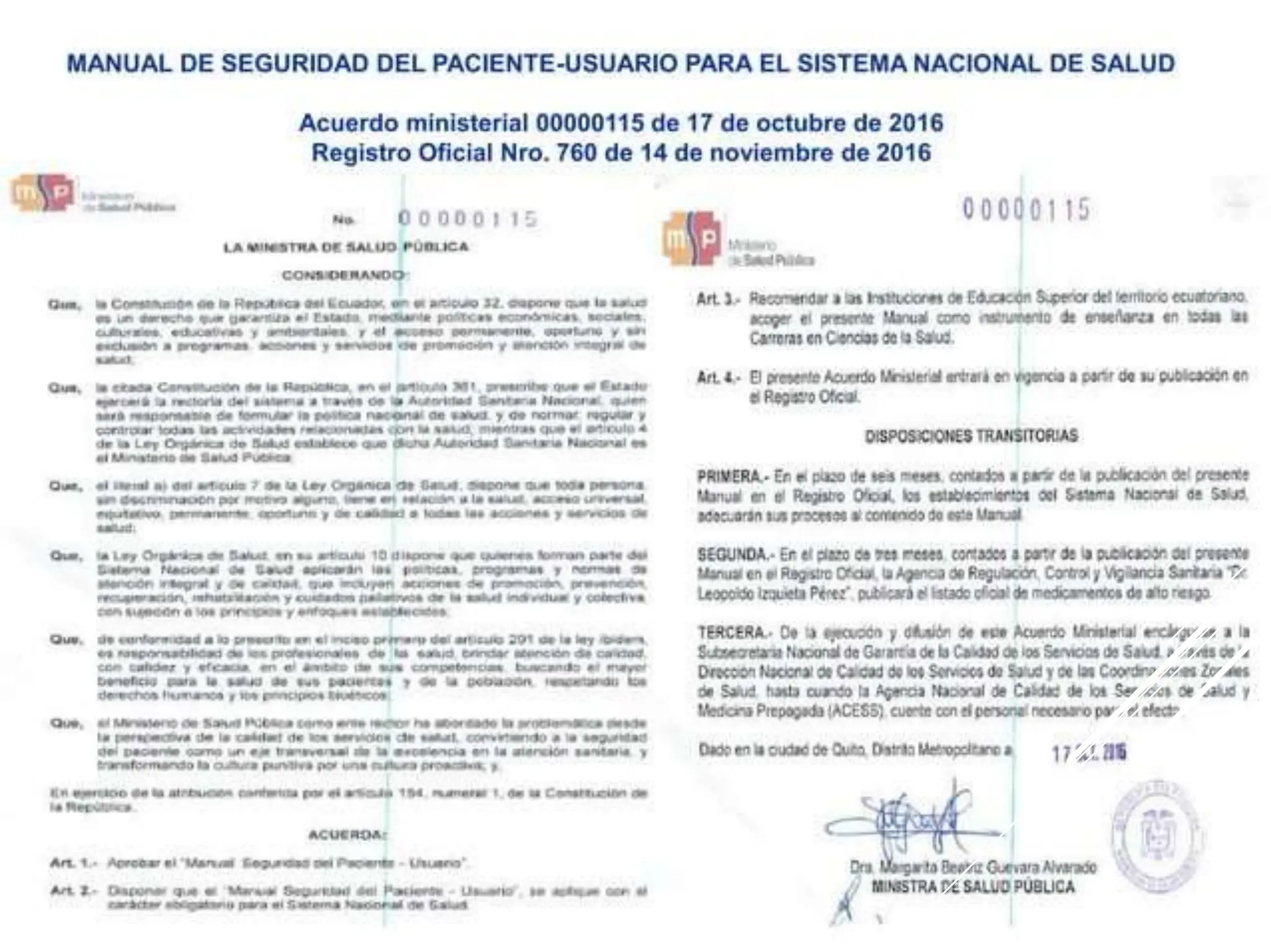 MANUAL DE SEGURIDAD MSP | PPT