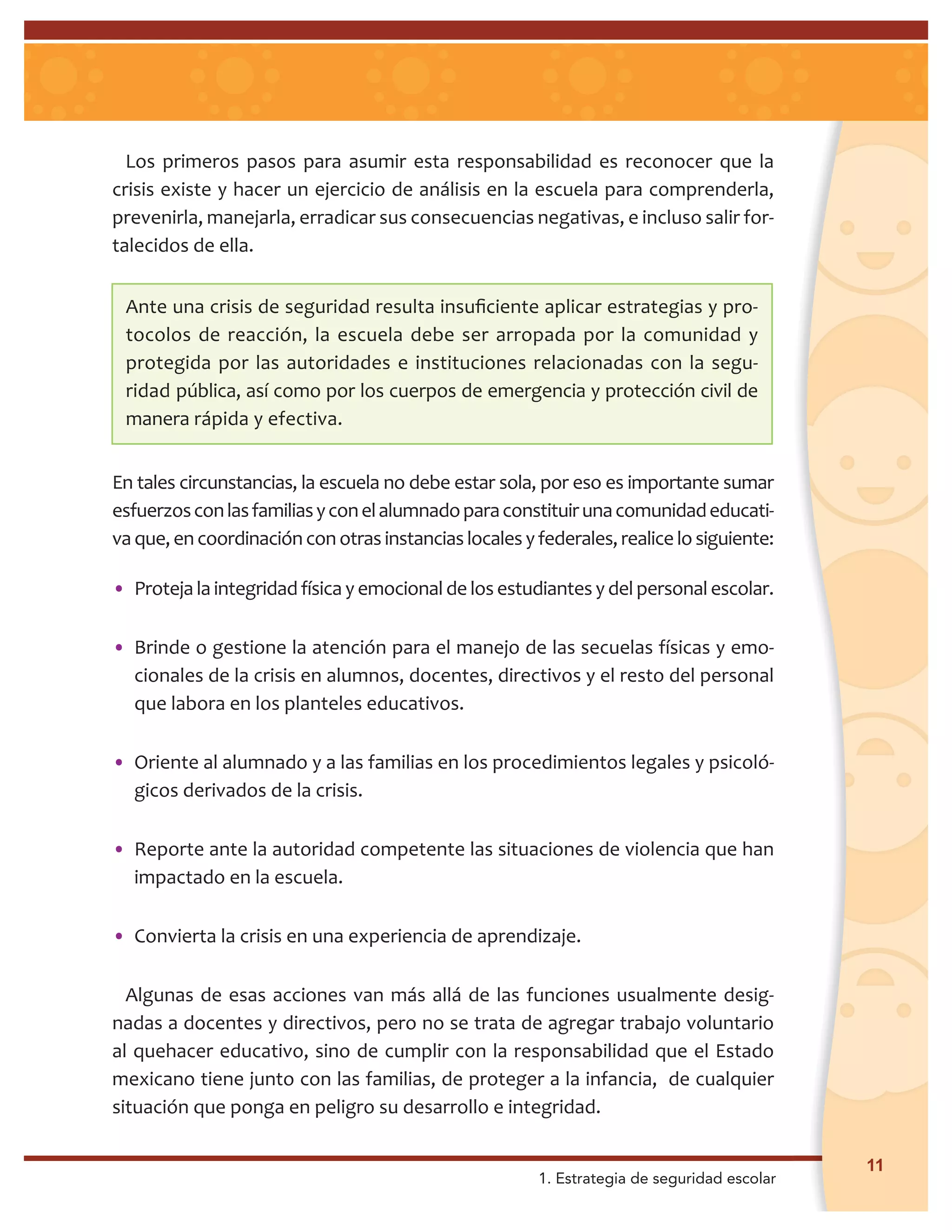 Manual De Seguridad Escolar Pdf Professional School Postgraduate