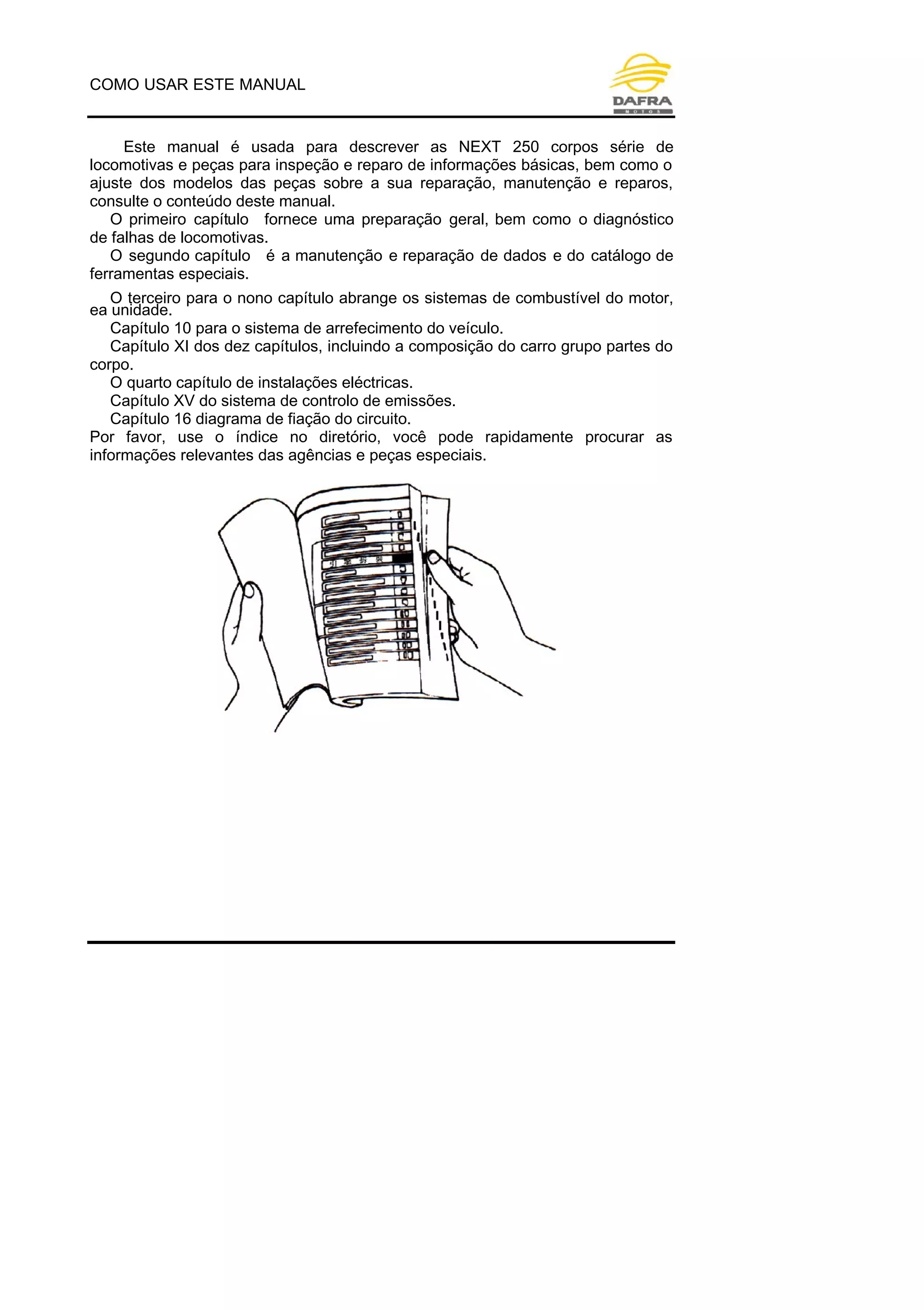 Manual de servico dafra next 250 rev.0021052012160147 | PDF