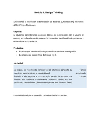 Manual design thinking | PDF