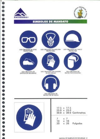 Manual de simbolos de seguridad y codigo colores | PDF