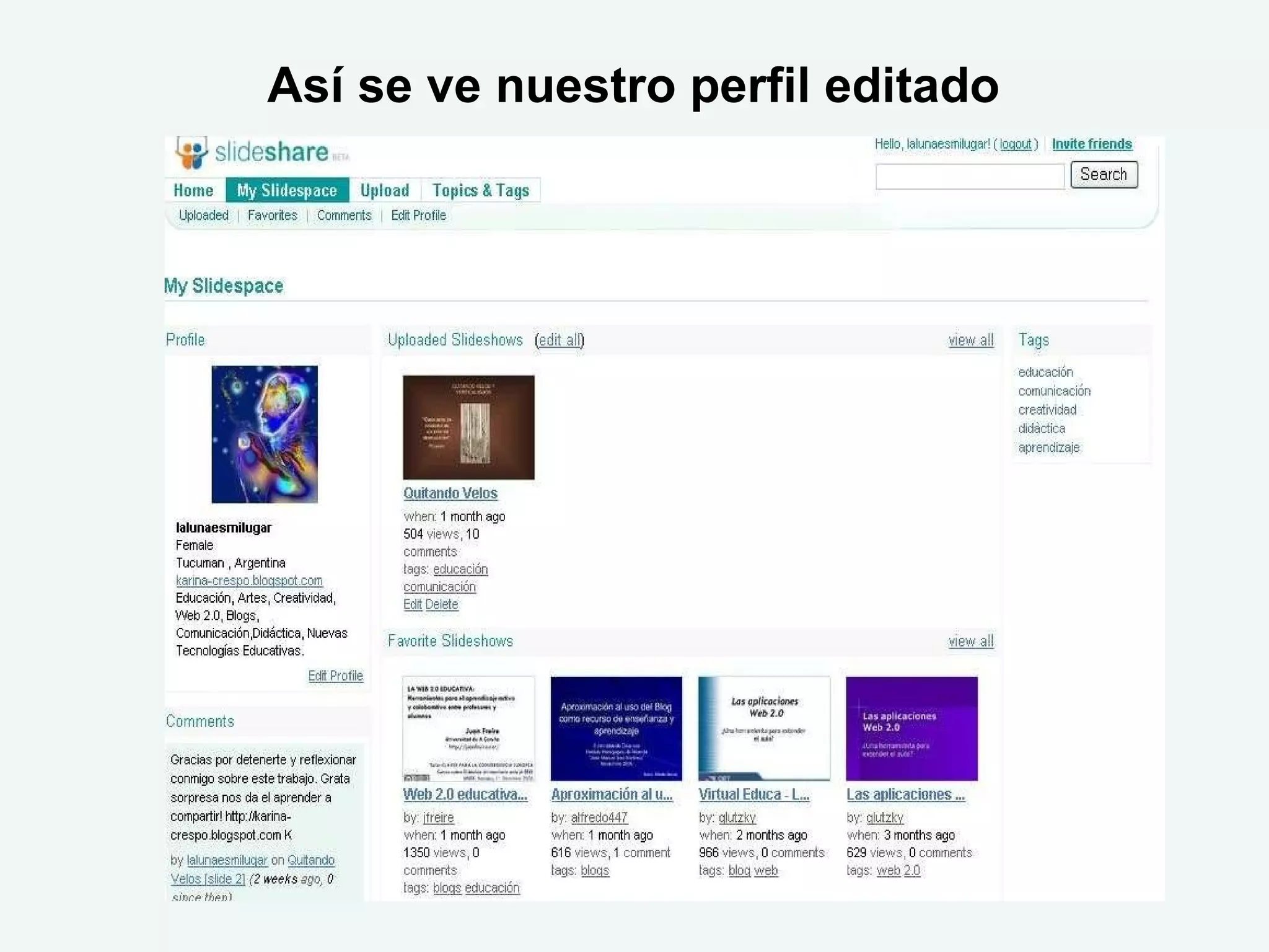 Manual de slideshare | PPT