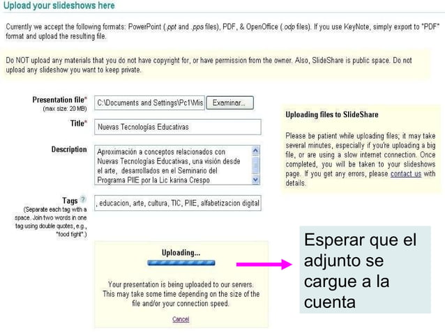 Manual de slideshare | PPT