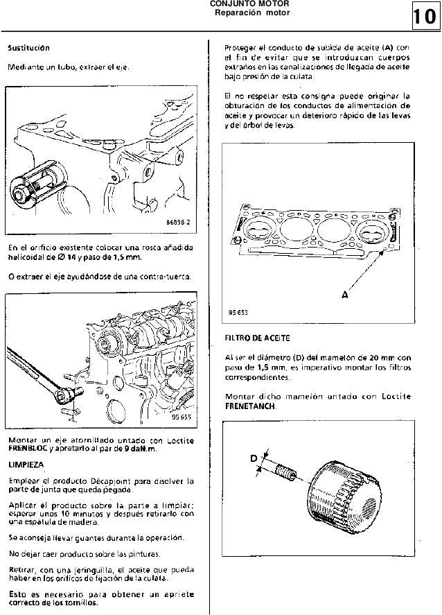 Manual despiece motor fiat diesel
