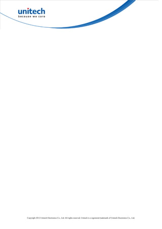 Manual de table tb100 unitech | PDF