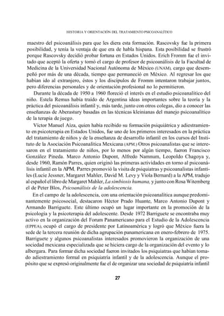 Manual de terapias psicoanalíticas en niños y adolescentes marcelo ...