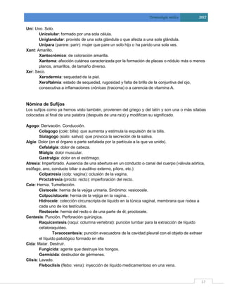Manual de terminologia medica guia para el estudiante | PDF