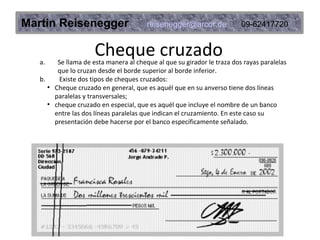 Manual de uso de cheques, para aprender todo lo que significa la jerga ...