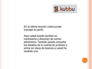 Manual de uso de kubbu | PPTX