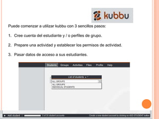 Manual de uso de kubbu | PPTX