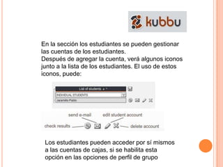 Manual de uso de kubbu | PPTX