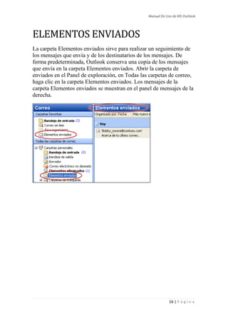 Manual de uso de outlook | DOCX