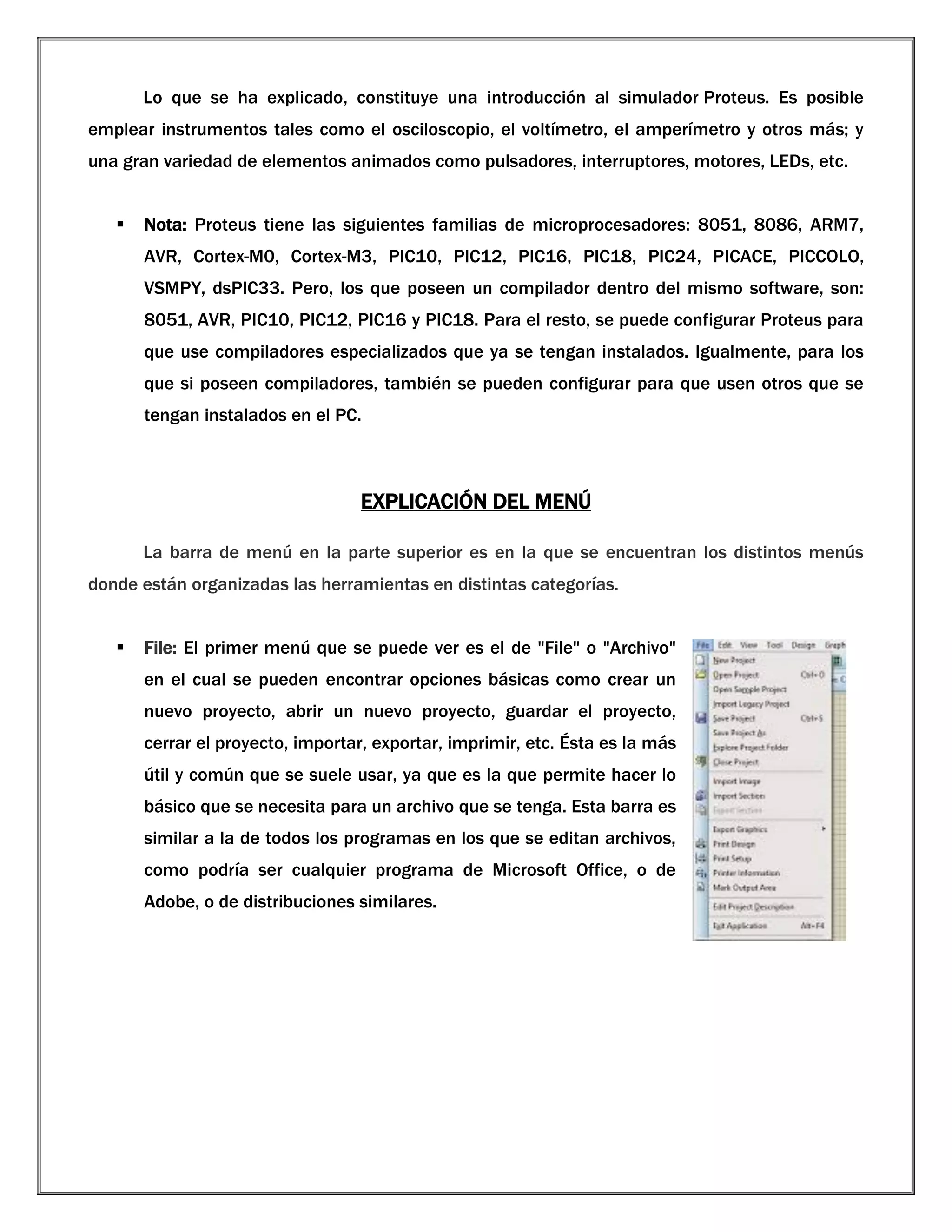Manual de Uso Detallado de Proteus | PDF