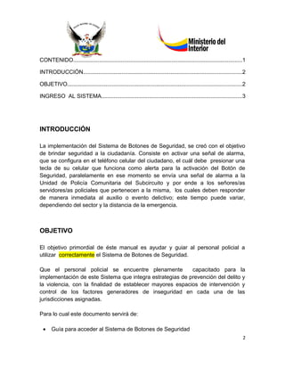 Manual de usuario boton de seguridad | DOC