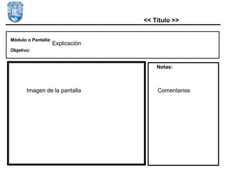 Plantilla para realizar un manual de usuario de software | PDF