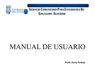 Plantilla para realizar un manual de usuario de software | PDF