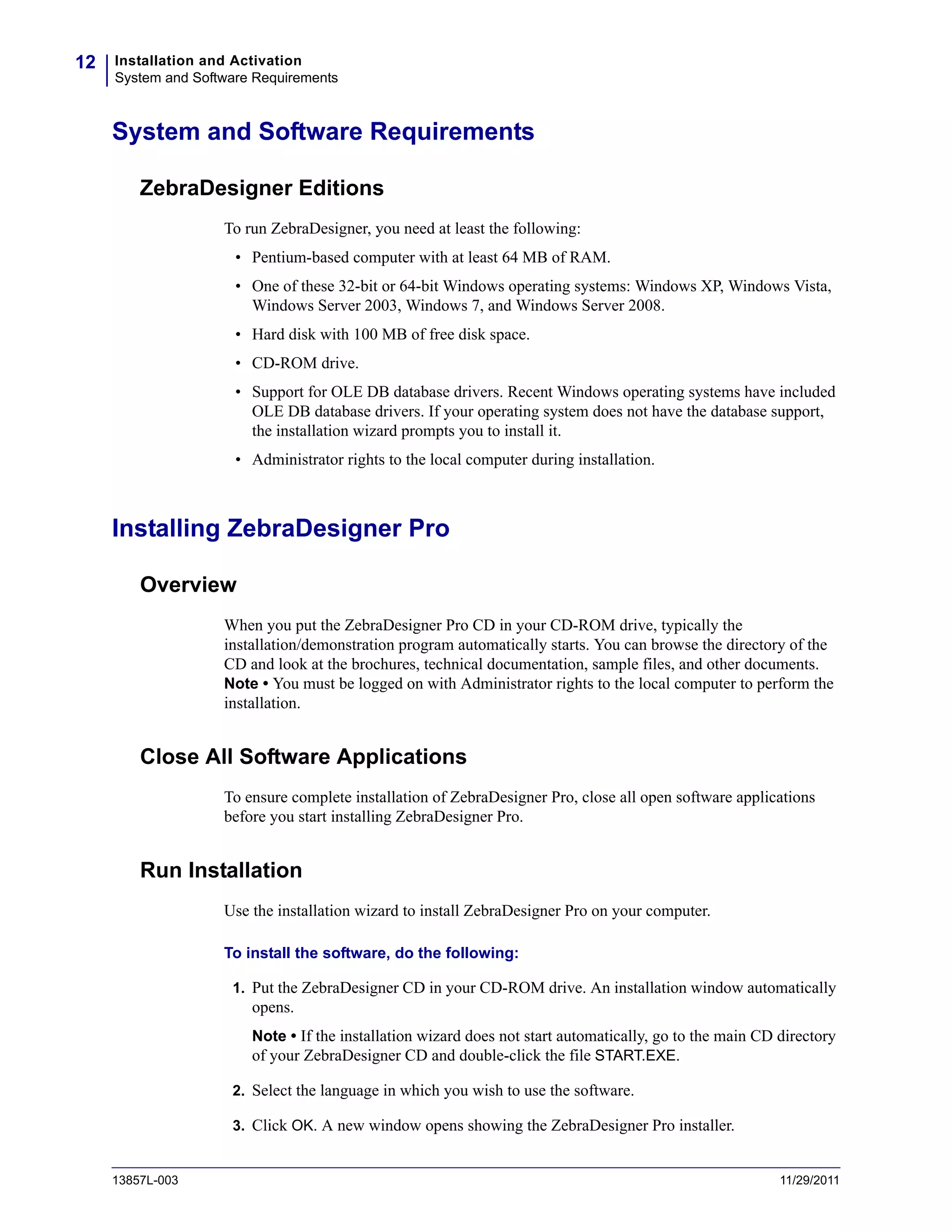 Zebra Designer PRO - Manual do Software | PDF