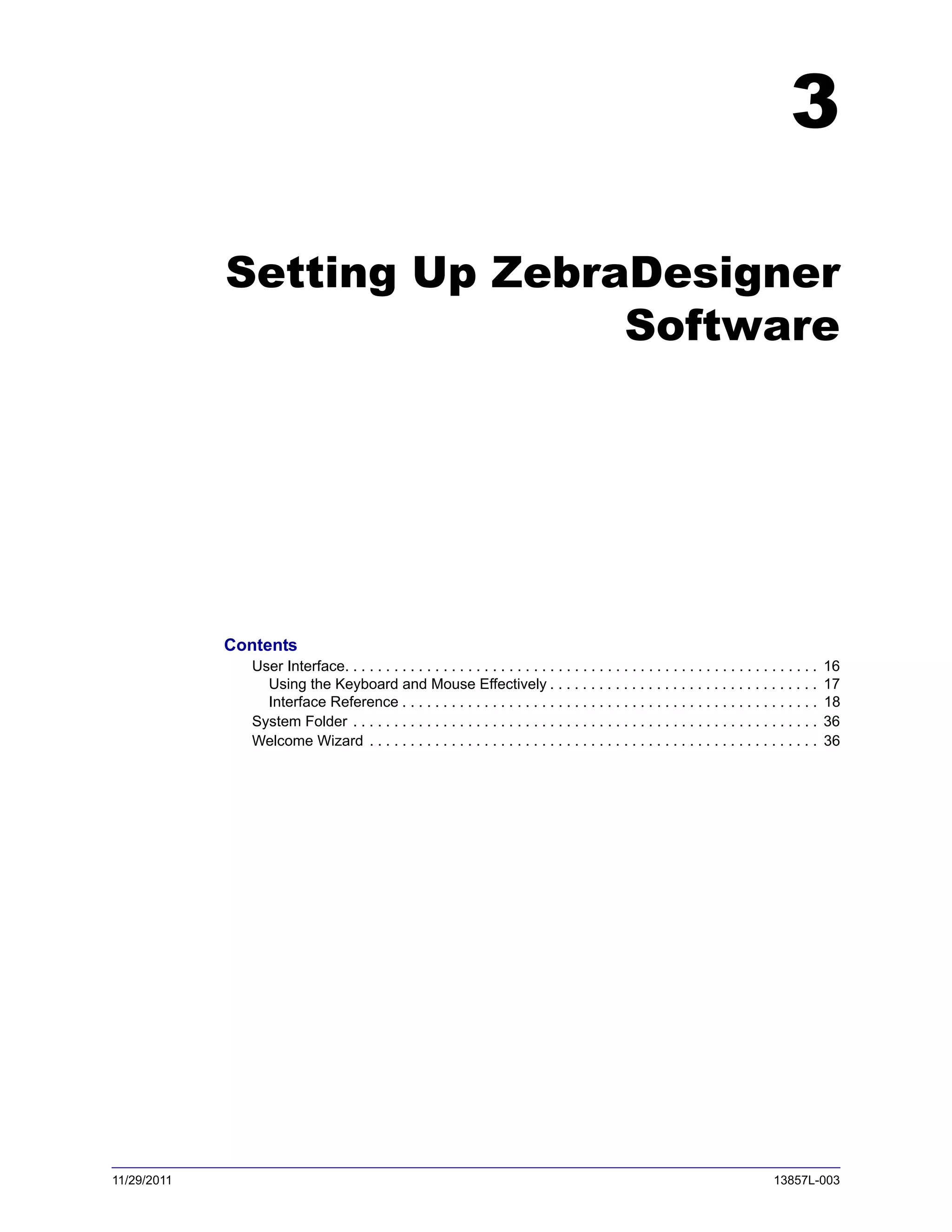 Zebra Designer PRO - Manual do Software | PDF