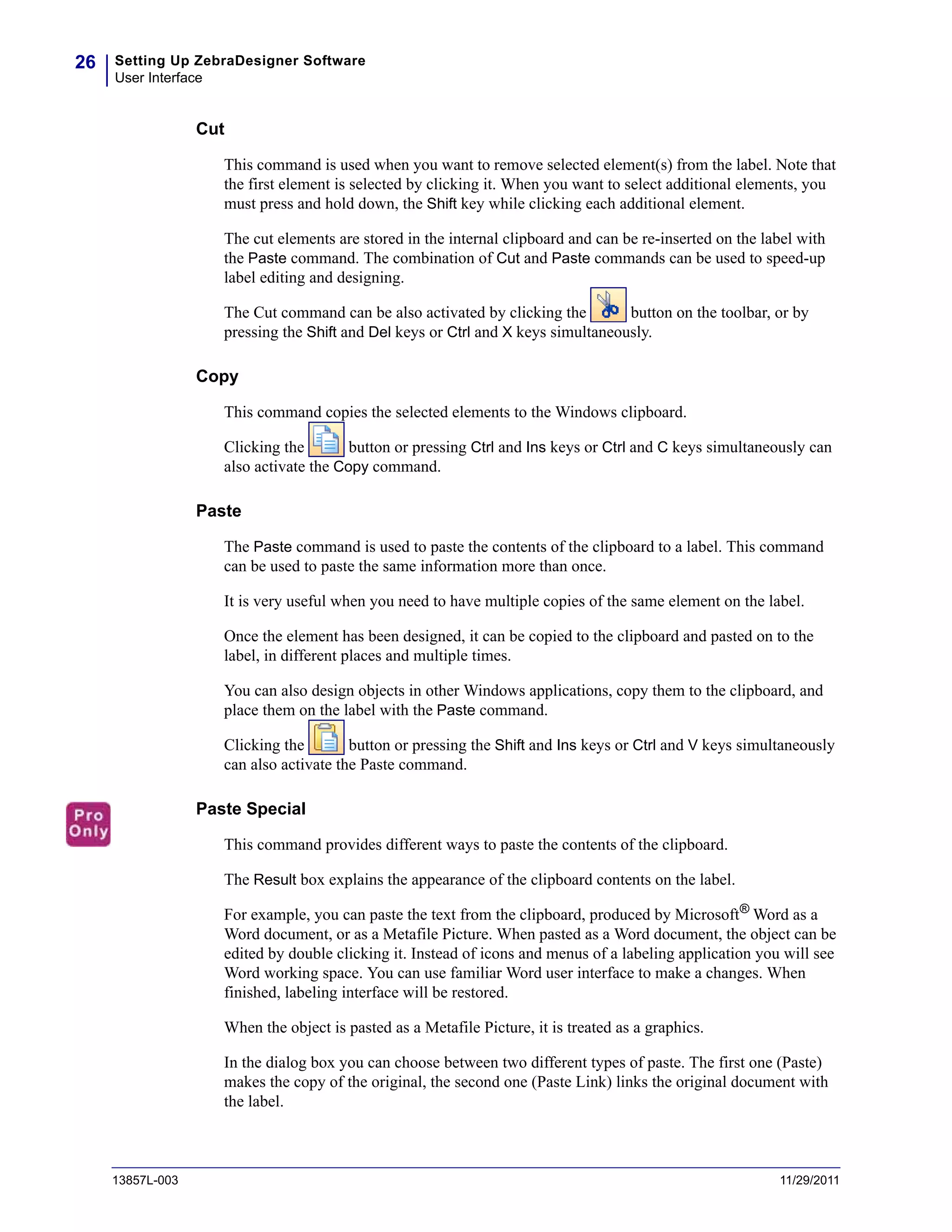 Zebra Designer PRO - Manual do Software | PDF