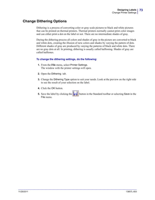 Zebra Designer PRO - Manual do Software | PDF